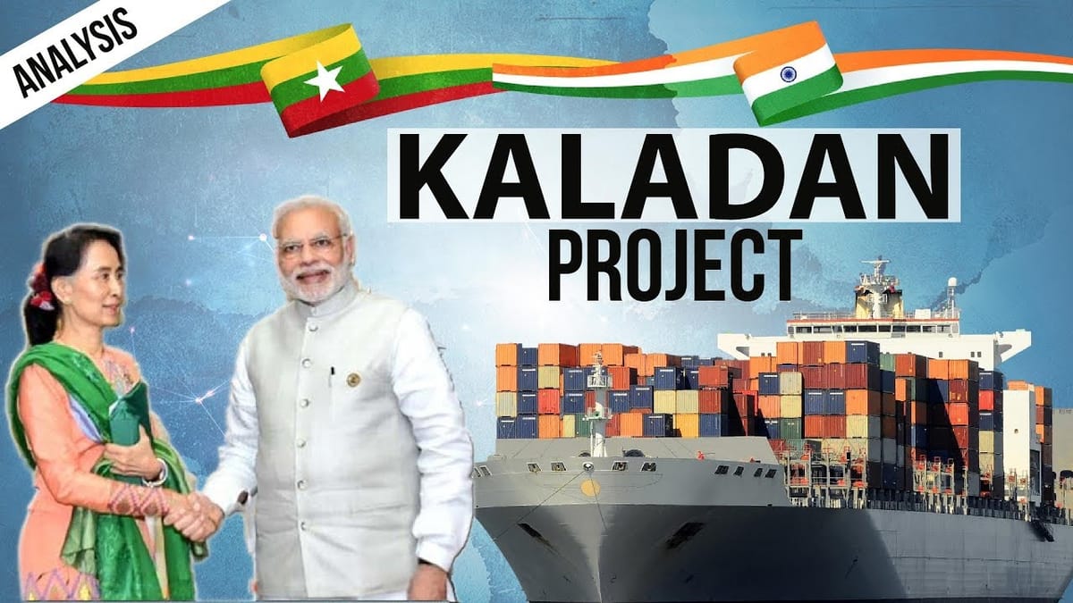Kaladan Multi-Modal Transit Transport Project (KMTTP) · UPSCprep.com