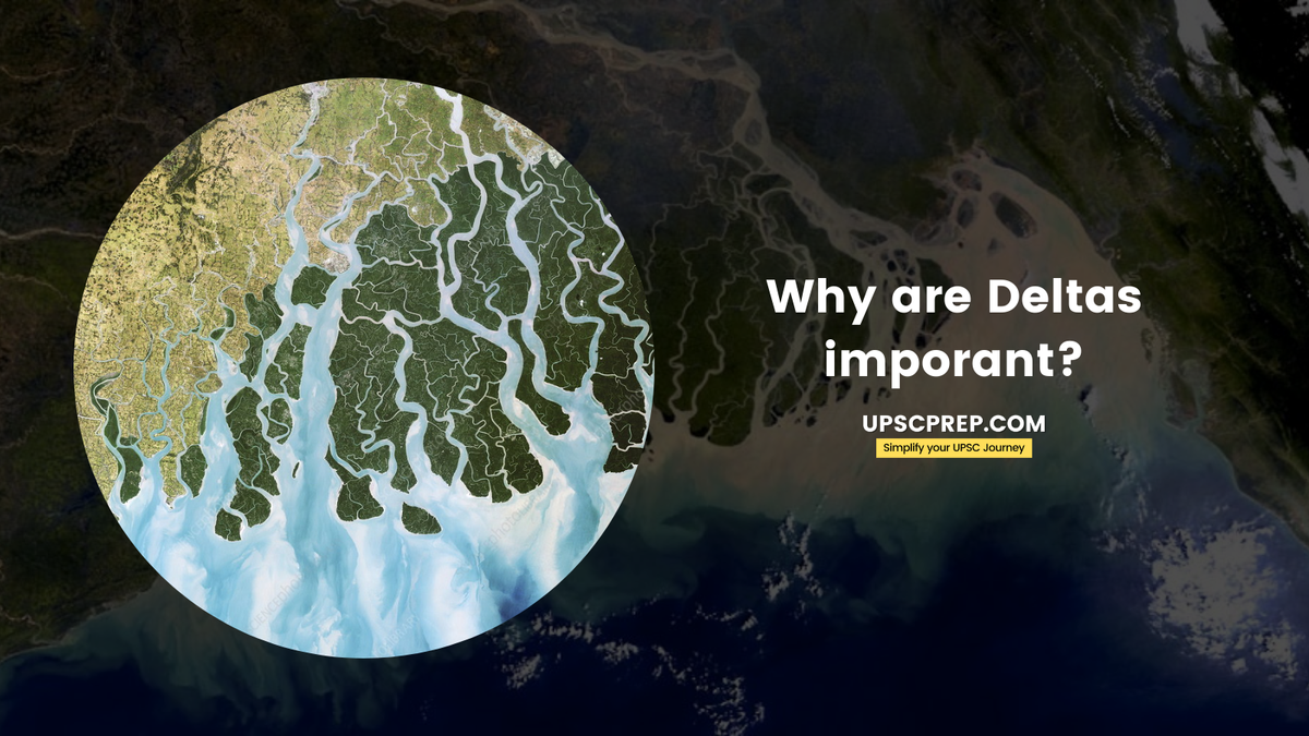 Delta | UPSC Geography · UPSCprep.com