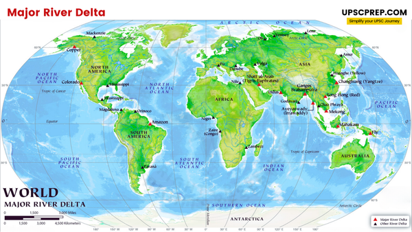 Delta | UPSC Geography · UPSCprep.com